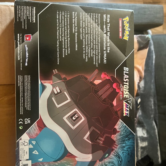 Pokemon | Other | Pokemon Blastoise Vmax Battle Box Black Blue Red ...